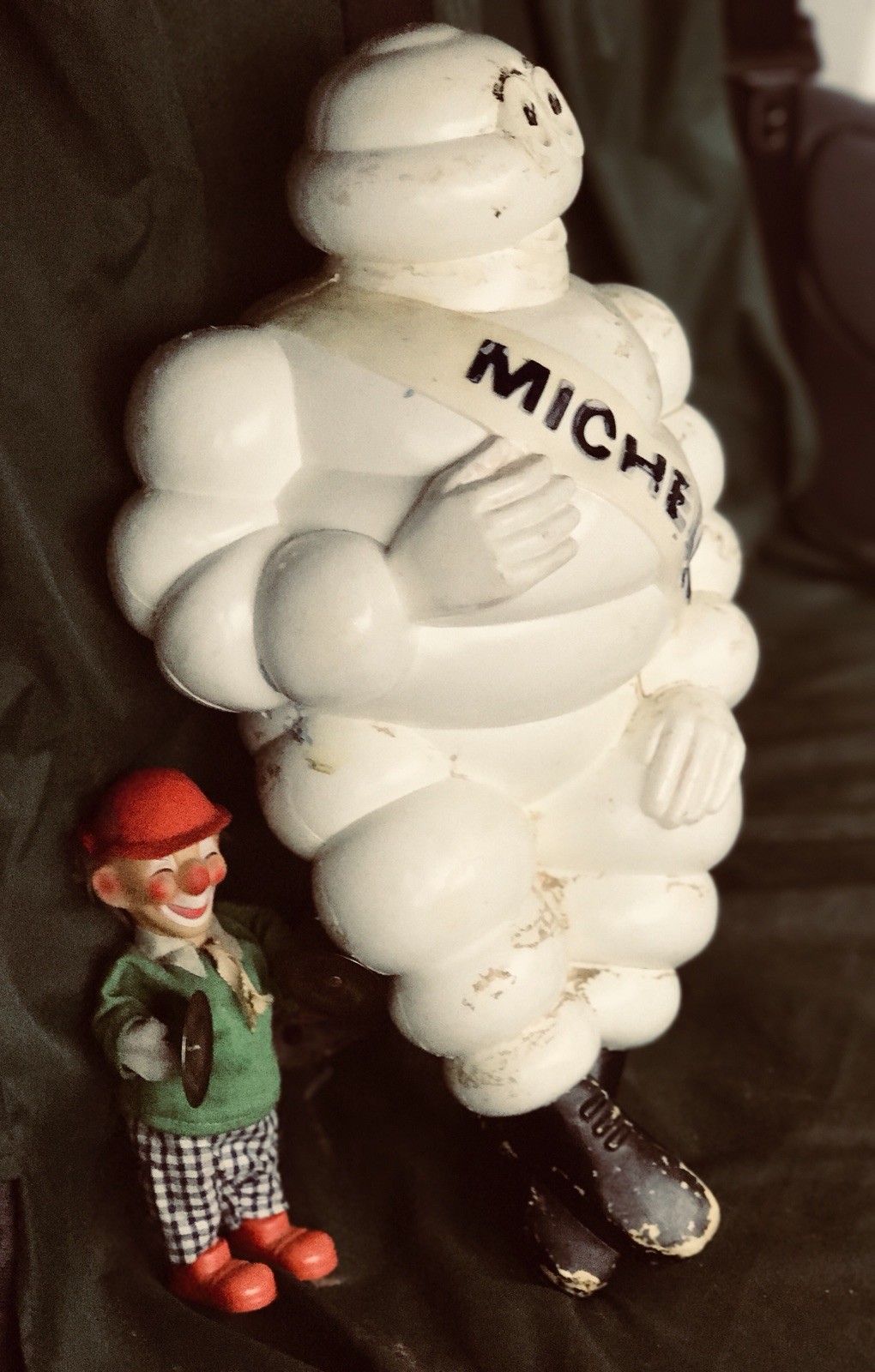 A large Original Michelin Man With Original Brackets Rare | eBay UK