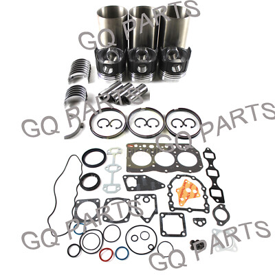 For Yanmar 3TN75 3TN75E Overhaul Rebuild Kit Engine F17 FX17 FX16 ...