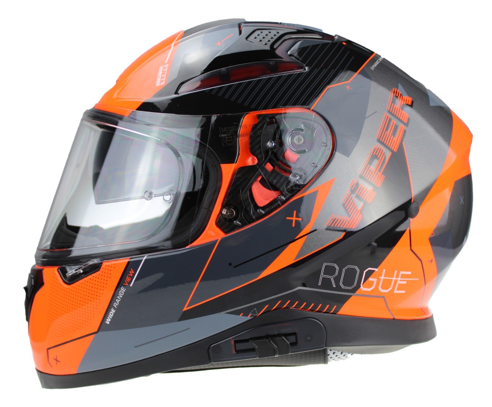 VIPER RSV95 FULL FACE ACU GOLD DUAL VISOR MOTORCYCLE HELMET ROGUE ...