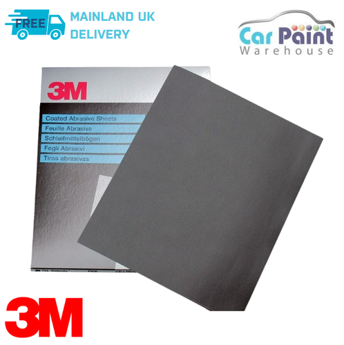 3M Wet Or Dry Abrasive Water Proof Sand Paper P1000 25pk 01971 | eBay UK