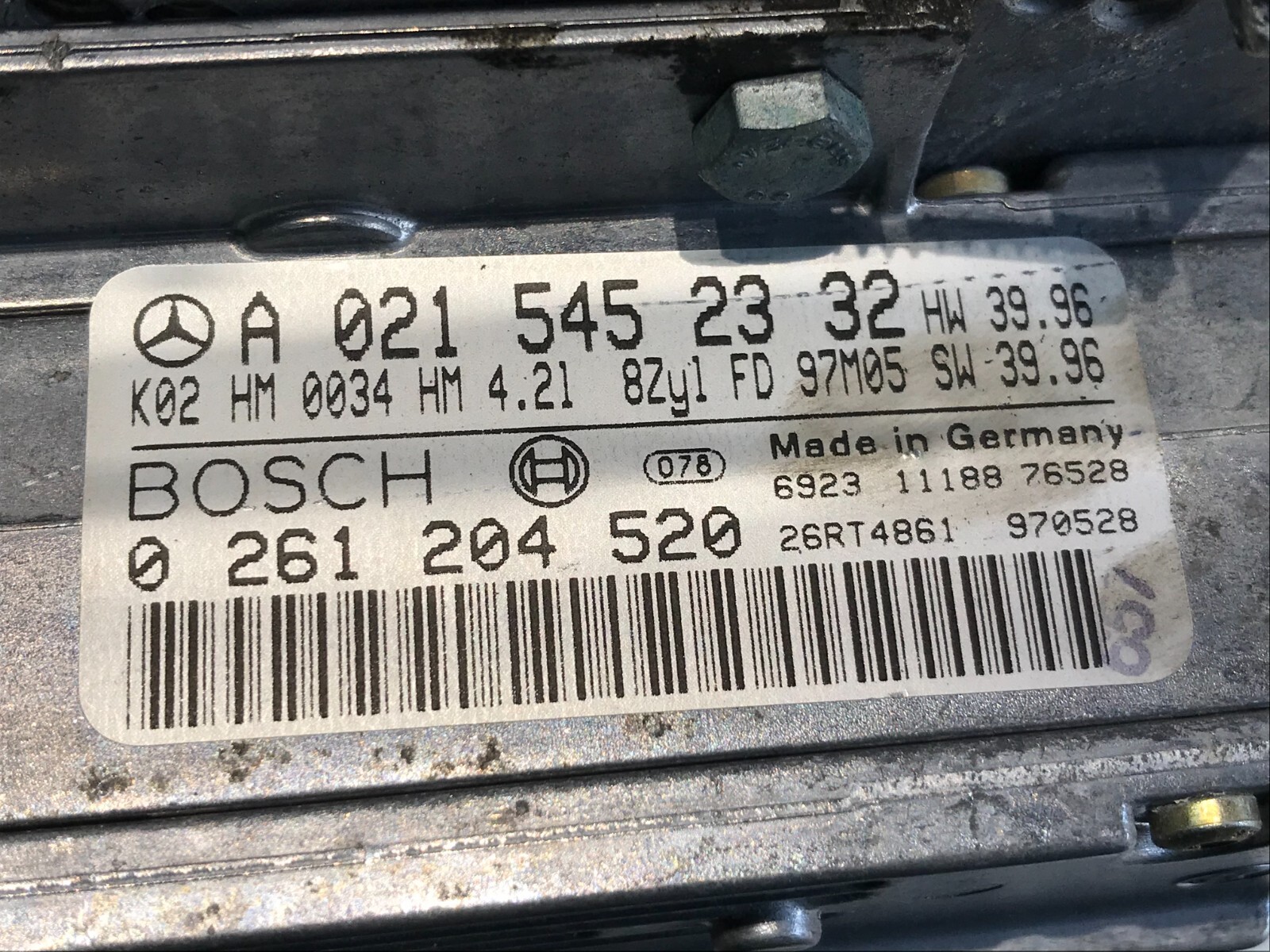 97-99 Mercedes W210 E420 S420 S500 Engine Computer Module ECU ECM OEM ...