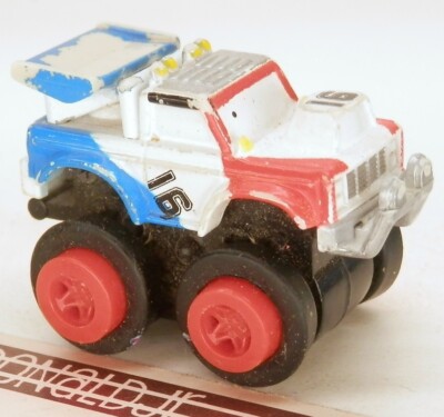 Micro Machines Baja Bronco Pickup Truck White Stunt Maniacs 4x4 Mini ...