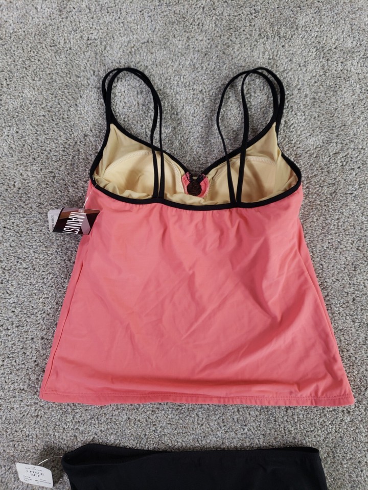 Mainstream Womens Bathing Suit Set 10 Melon Orange NWOT | eBay