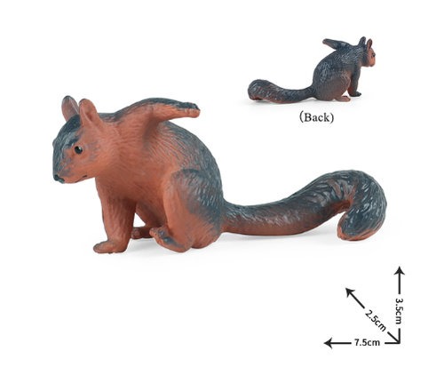 7cm Mini Squirrel PVC Toy Wild Animal Figure Doll Kids Gift # 2 | eBay