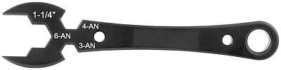 Allstar Nitrous Wrench 3 AN 4 AN 6 AN and 1-1/4 in Aluminum Black ...