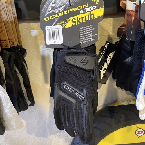 Open Box Scorpion EXO Men's Skrub Motorcycle Gloves Black Size Small | eBay