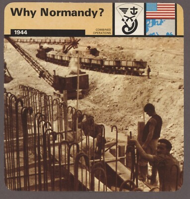 Why Normandy? Edito Service Card Second World War II Operations | eBay