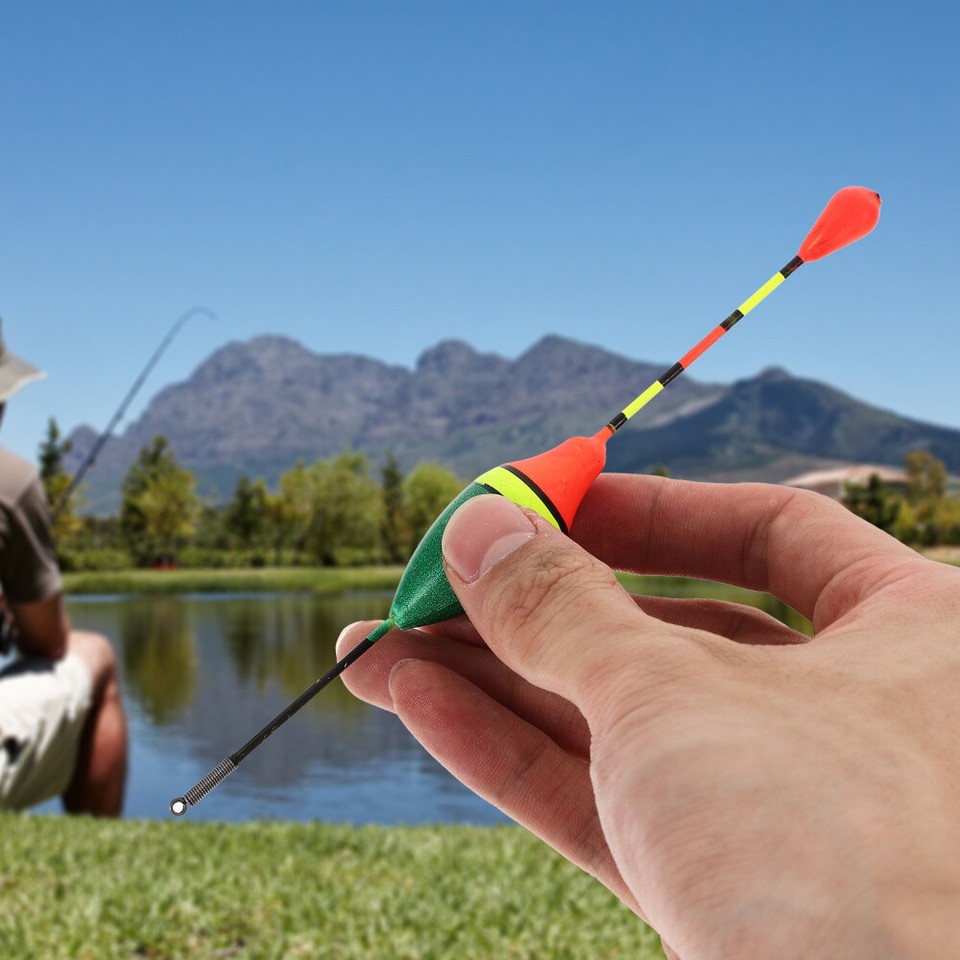 20 Pcs Fishing Carp Floats Tools Angling Buoy Tackle Slip Bobbers for ...