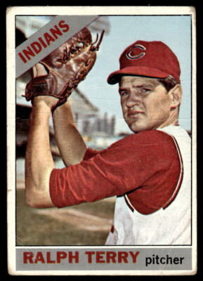 1966 Topps Ralph Terry #109 Cleveland Indians Baseball Card | eBay