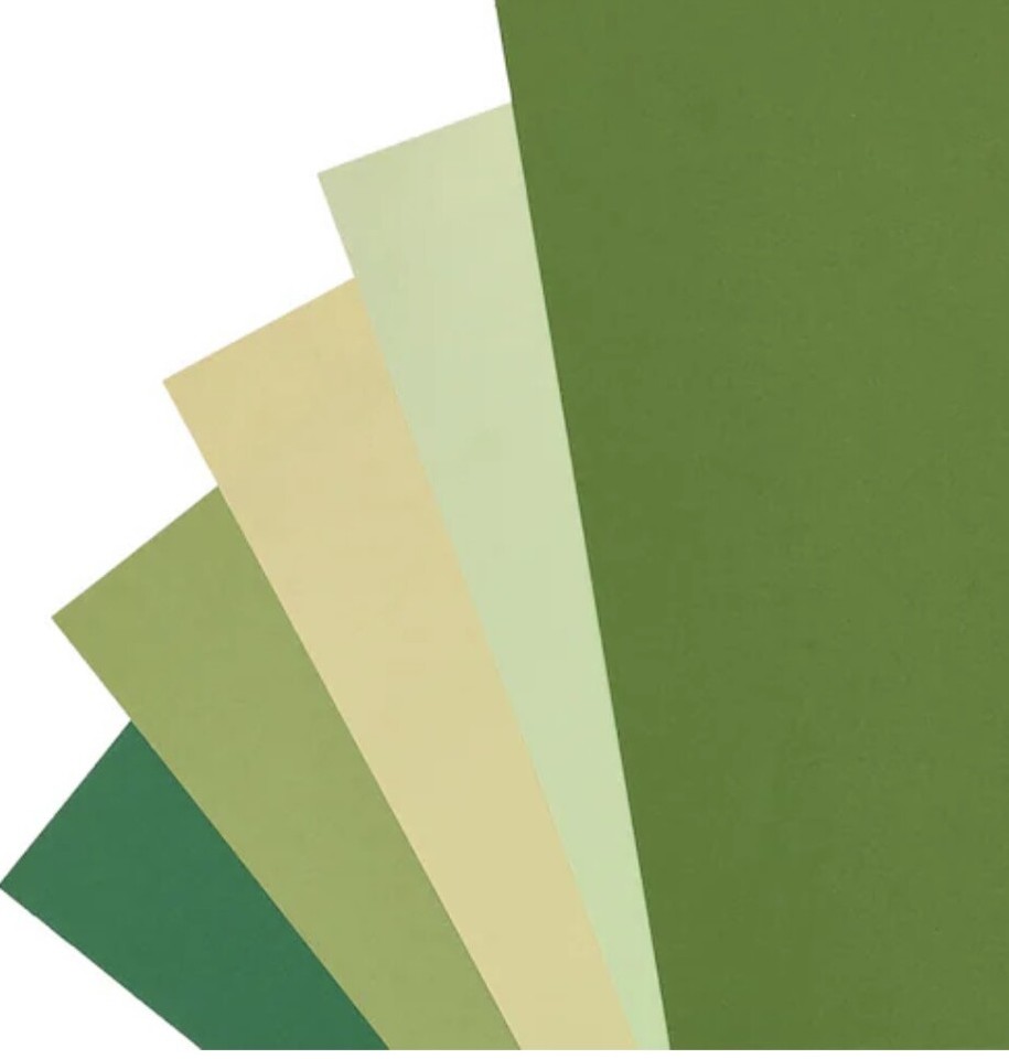 5 TREES cardstock paper die cut embellishments scrapbook / card making ...