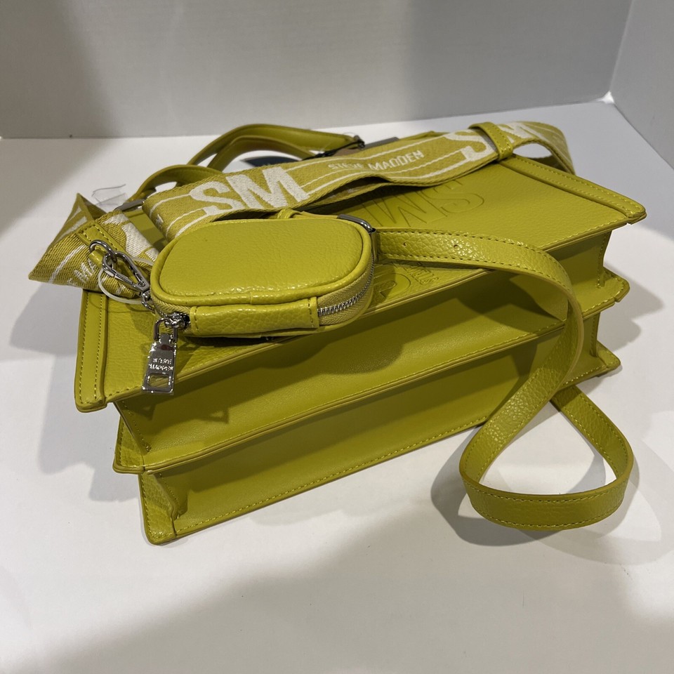 Steve Madden Cress Green, Chartreuse, Satchel, Handbag, Crossbody | eBay