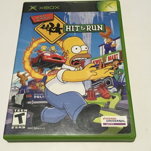 The Simpsons: Hit & Run (Microsoft Xbox, 2003) Complete in Box CIB | eBay