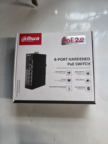 Dahua 8-Port PoE Hardened Switch 6939554968488 | eBay UK