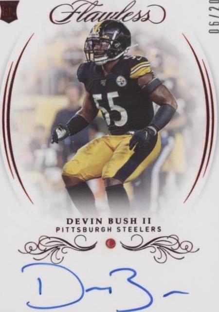 2019 Panini Flawless - Rookie Gems Signatures Devin Bush II #RGS-DBU ...