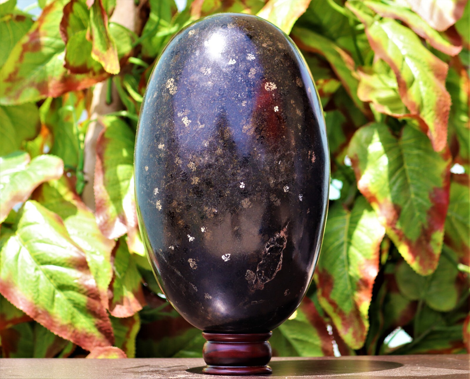 260MM Black Coppernite Crystal Healing Chakra Balance Gemstone ...