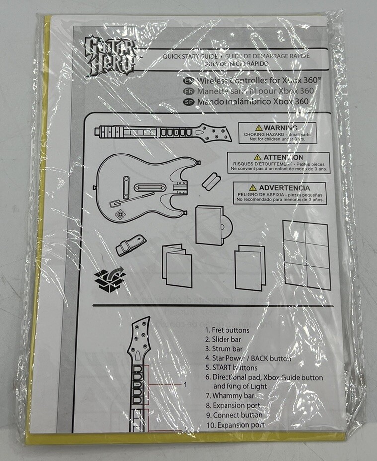 Red Octane Guitar Hero Stickers BRAND NEW SEALED UNUSED PS3 | eBay