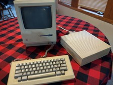 Vintage Apple Macintosh Plus Desktop Computer - M0001A for sale online ...