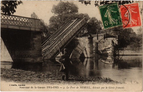 CPA Meriel Le Pont de la Guerre 1914-1915 FRANCE (1307806) | eBay
