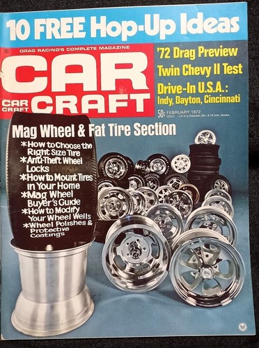 Vintage CAR CRAFT Magazine Drag Racing February 1972 Cool Retro Ads ...
