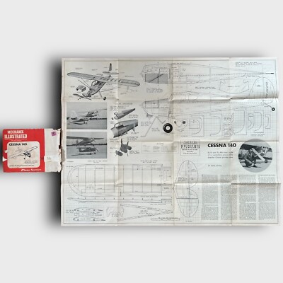 Vintage 1950's Mechanix Illustrated Model Airplane Plans Service | eBay