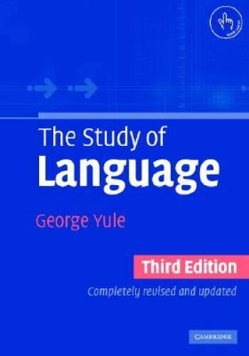 The Study of Language - Paperback By Yule, George - GOOD 9780521543200 ...