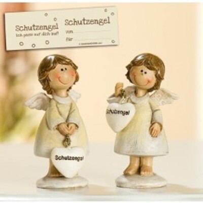 Gilde Schutzengel Mutmacher Engel mit Herz Lena verschiedene Modelle 8 ...
