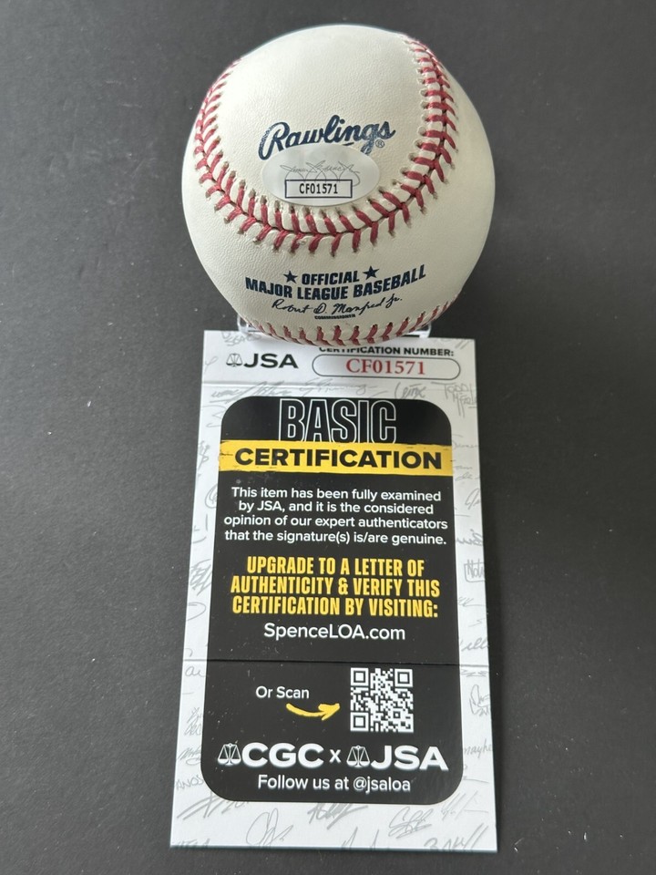 Jason Taylor HoF Miami Dophins Signed Baseball JSA COA Auto | eBay