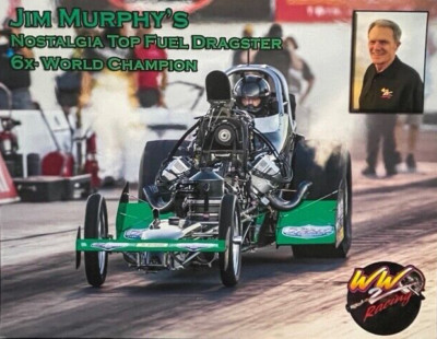 VRHTF NHRA JIM MURPHY WW 2 NOSTALGIA TOP FUEL DRAGSTER MANY TIME CHAMP ...