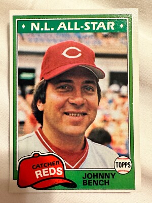 1981 Topps Johnny Bench | eBay