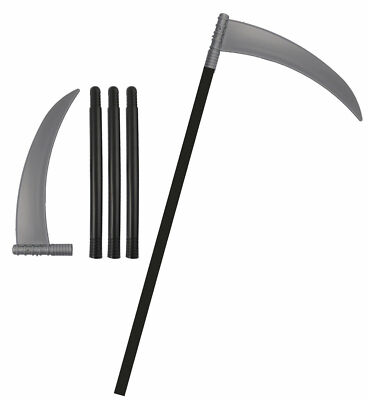 Scythe Axe Grim Reaper Ghost Children or Adult Halloween Costume 4 Pce ...
