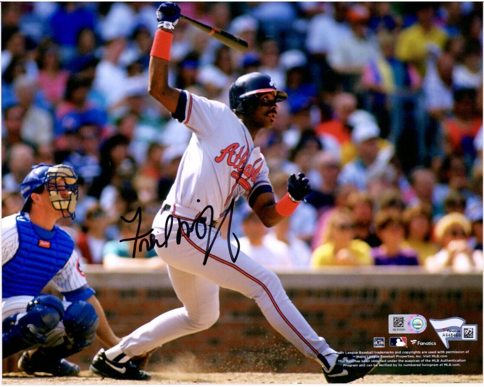 FRED MCGRIFF 8X10 SIGNED PHOTO AUTOGRAPHED PICTURE ATLANTA BRAVES ...