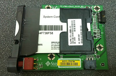 3x SUN 370-0838 System Config. Card Reader w/3710795 10 addresses ...