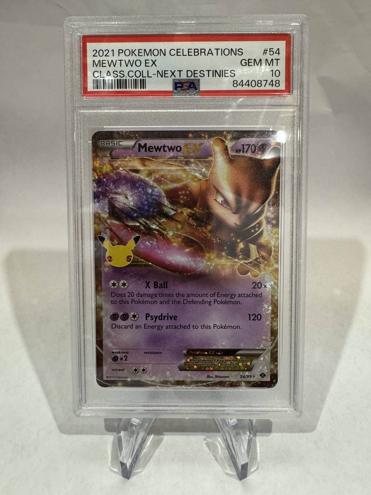 Mewtwo EX 54/99 GEM MINT PSA 10 Pokemon Celebrations - 2021 | eBay