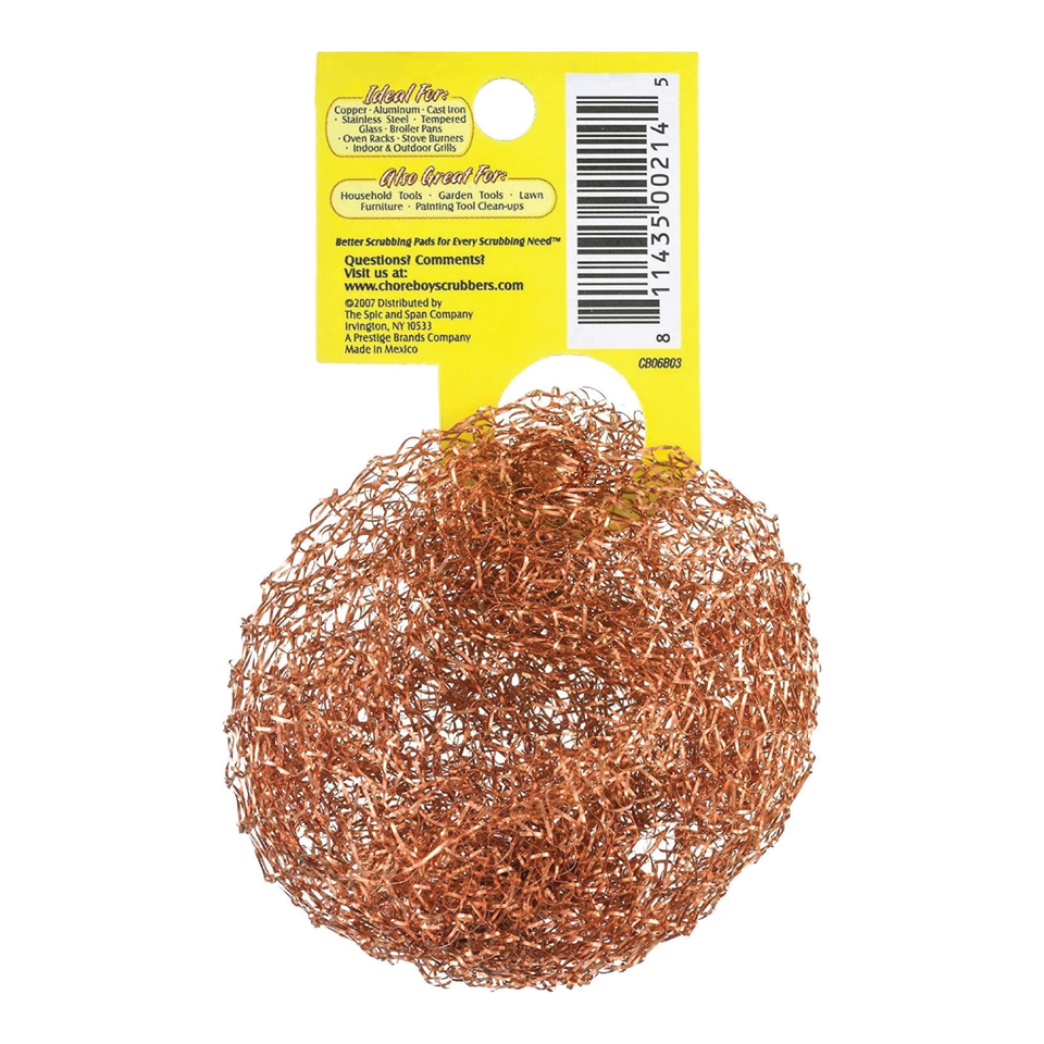 18x Scrubbers Chore Boy Ultimate Pure Copper Single Scrubbers | Fast ...