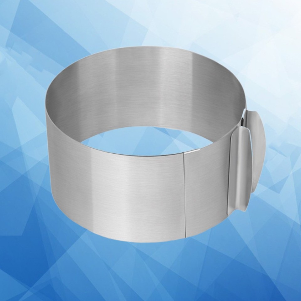 Round Mousse Cake Rings Baking Tools Pastry Chef Adjustable Mold | eBay