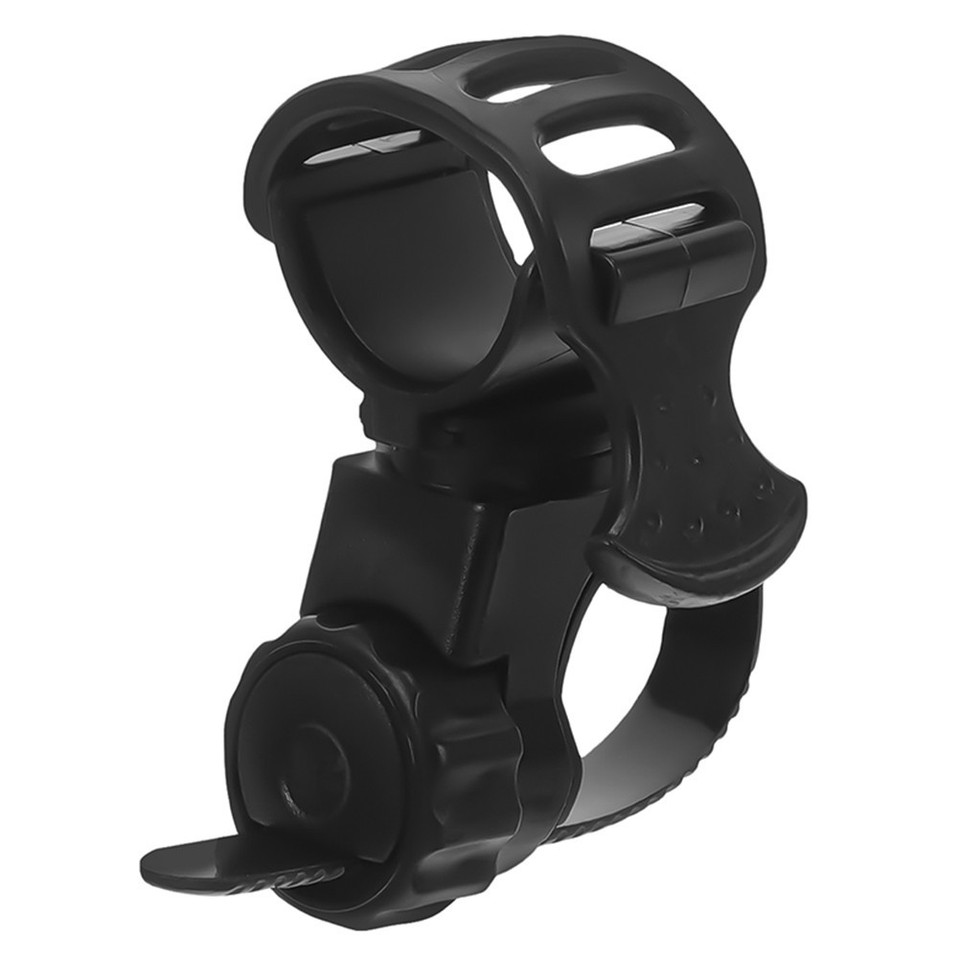 Adjustable Flashlight Holder For Bike Handlebar Silicone Mount Clip For ...