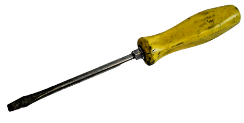 Snap-on Tools SDD6 Yellow Hard Handle 5/16" Flat Head Screwdriver USA ...