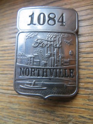 Vintage Ford Employee Badge for the Northville Valve Plant # 1084 | eBay