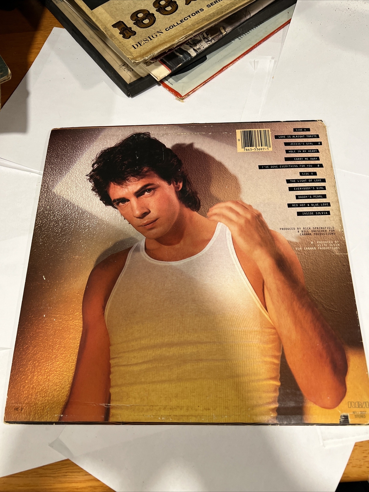 RICK SPRINGFIELD - WORKING CLASS DOG - 1980 RCA VICTOR VINYL RECORD LP ...