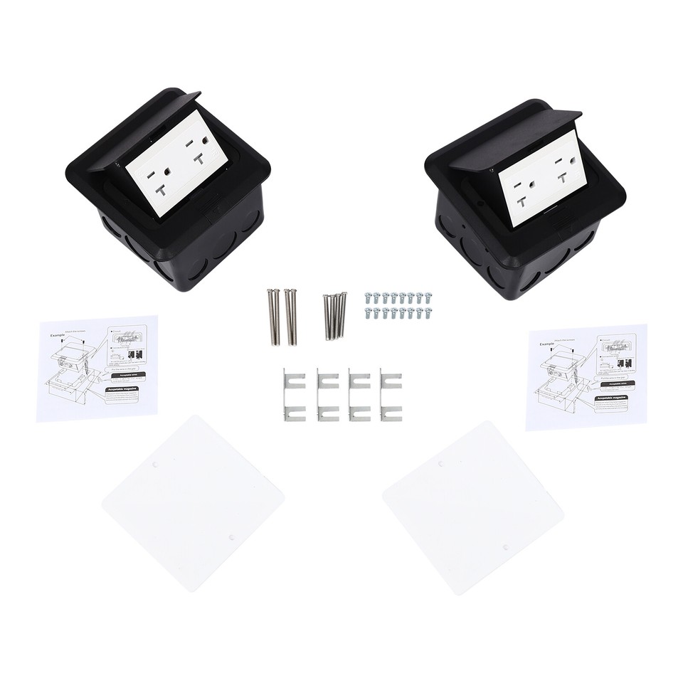 2pcs Pop-Up Floor Sockets, Pop Up Floor Outlet Sockets, Hidden Sockets ...