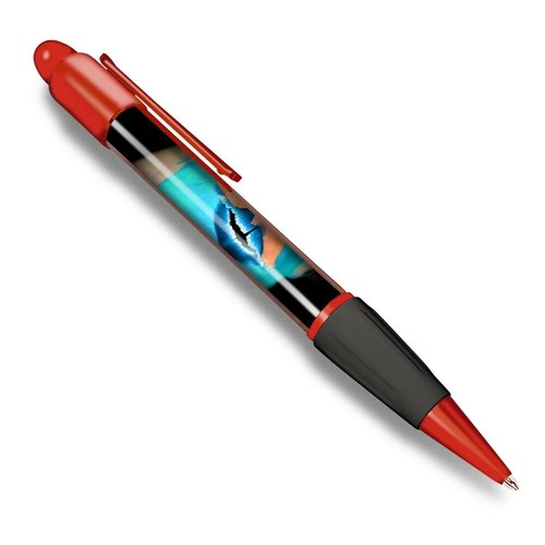 Red Ballpoint Pen - Parrot Fish Face Tropical Marine Life #45995 ...