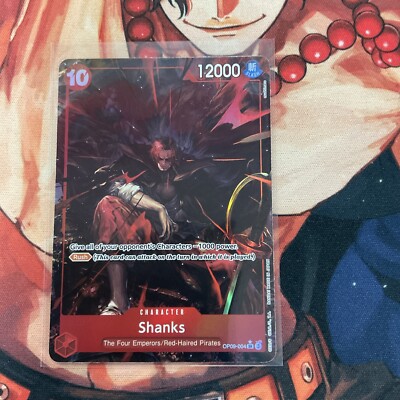 Shanks (Alt Art) OP09-004 SR Emperors in the New World - ONE PIECE Card ...