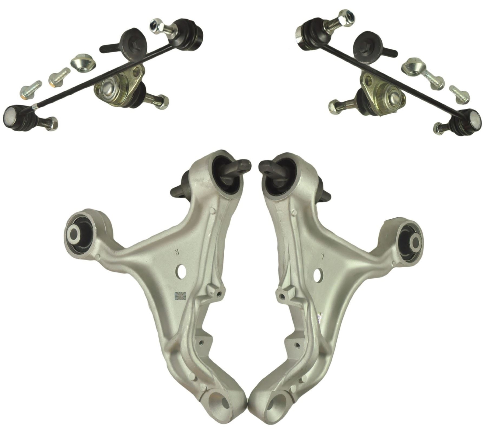 FRONT SUSPENSION LOWER CONTROL ARMS KIT FOR VOLVO S60 S80 MK1 V70 MK2 ...