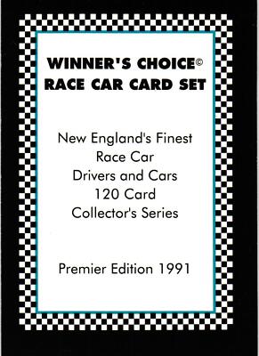 1991 Winner's Choice New England's Finest Racing Card You Pick 1-120 ...