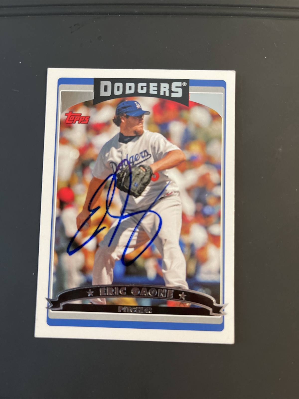 Eric Gagne 2006 Topps signed baseball card autographed DODGERS 75 | eBay