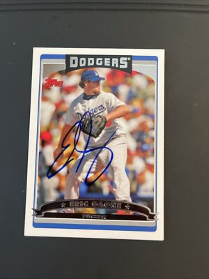 Eric Gagne 2006 Topps signed baseball card autographed DODGERS 75 | eBay