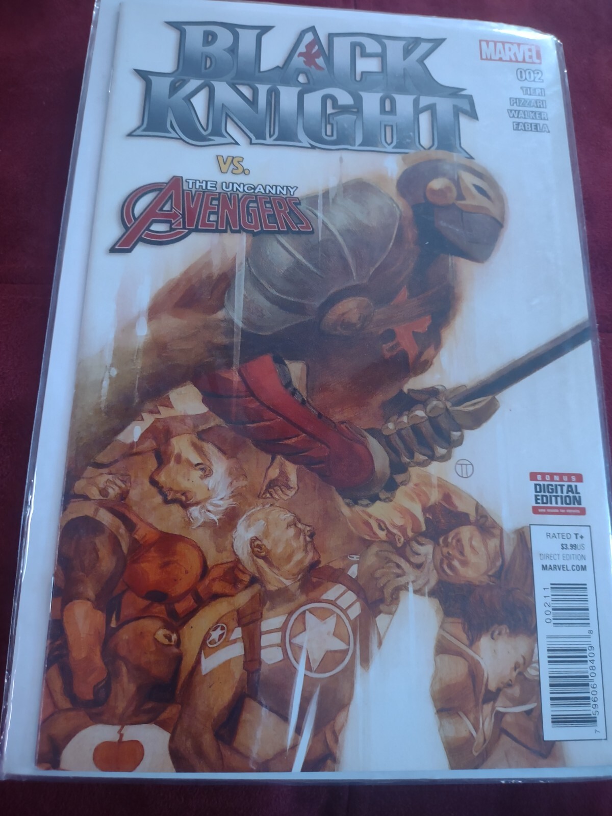*MARVEL* BLACK KNIGHT VS. THE UNCANNY AVENGERS *002 TIERI PIZZARI ...