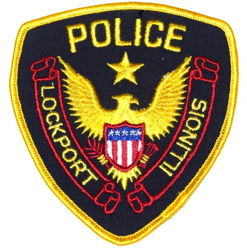 LOCKPORT – POLICE - ILLINOIS IL Sheriff Police Patch VINTAGE OLD MESH ...