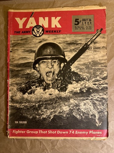 YANK The Army Weekly Magazine, July 16, 1943 Issue | eBay