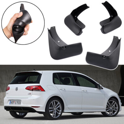 4 Mud Flaps Splash Guards Fender Car Mudguard for VW Golf R-Line Hatch ...